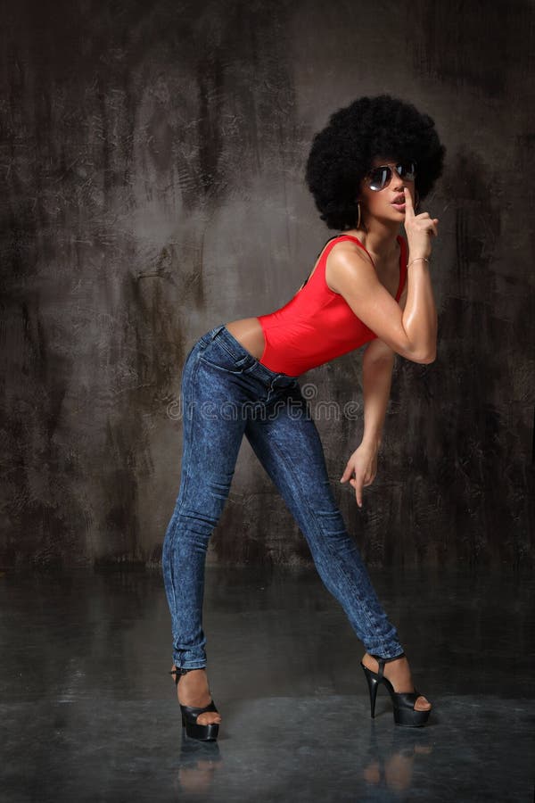 Disco girl stock photo. Image of attractive, dancing - 23185234