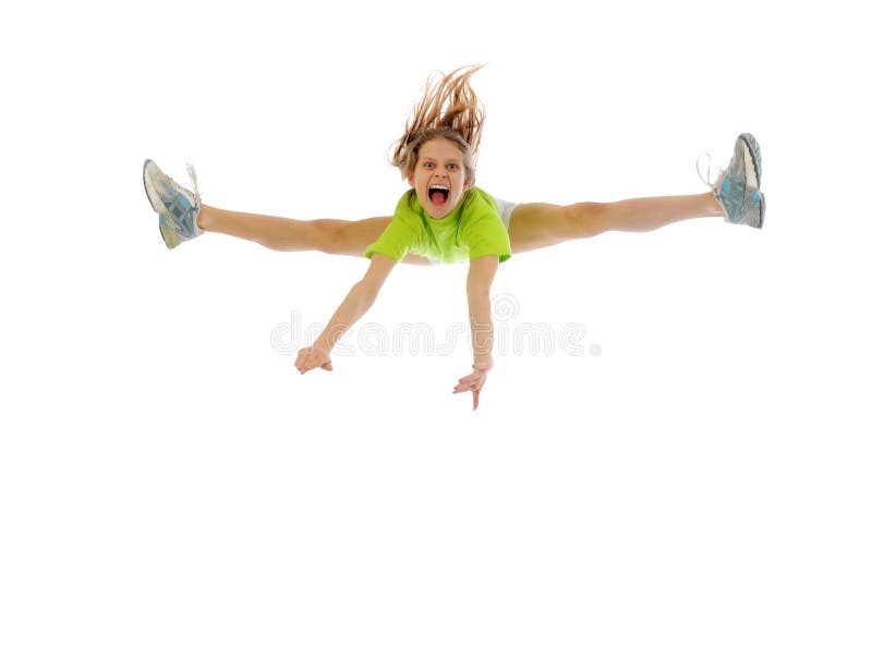 Child or kid jumping stock photo. Image of leap, exercise - 29255008