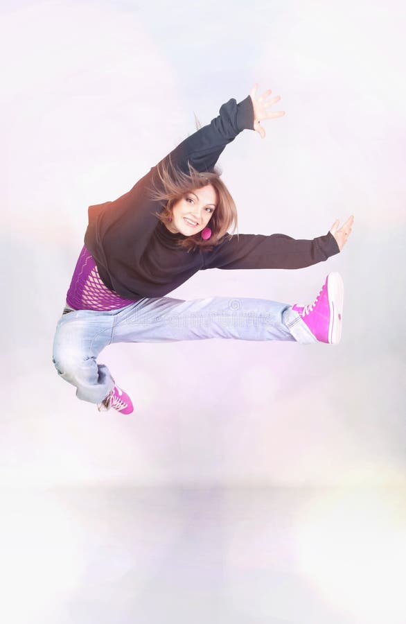 Dancer stock photo. Image of cool, modern, jump, posing - 22413940