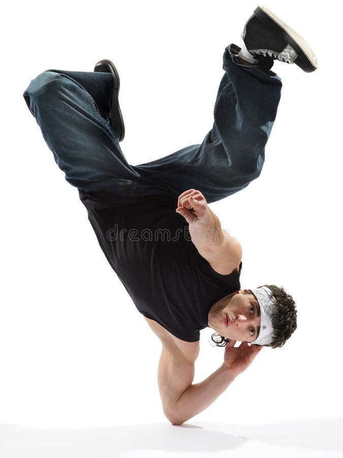 Hip Hop Dancer on Head Stand Stock Image - Image of stylish, stand: 8621213
