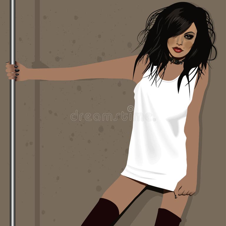 Pole Dancer Pose Stock Illustrations – 318 Pole Dancer Pose Stock ...