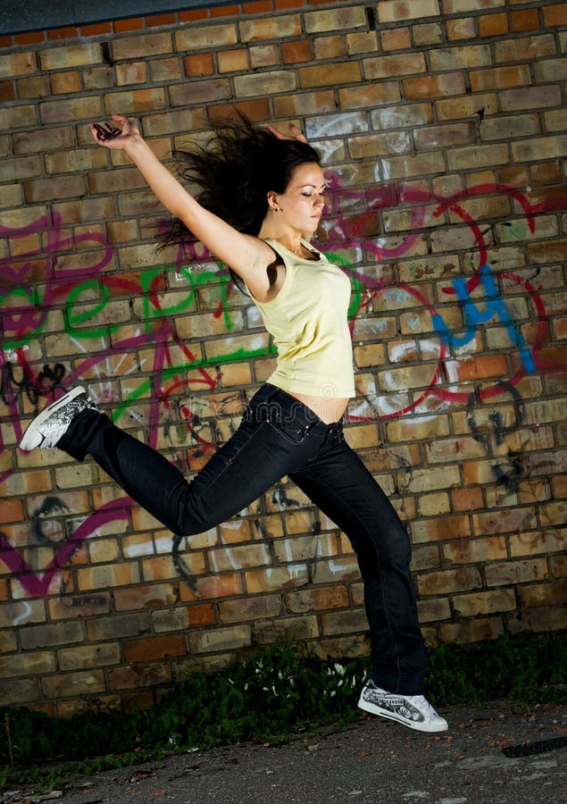 Dancer. stock image. Image of energy, outdoors, female - 6231163