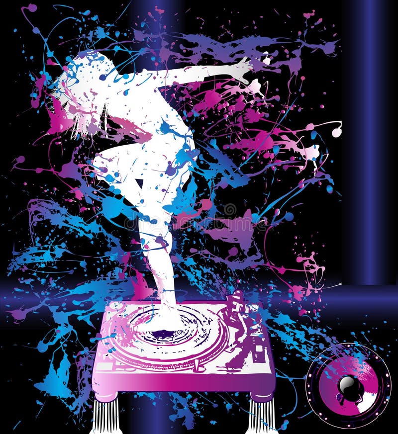 Dancer Background stock vector. Illustration of graphic - 10578371