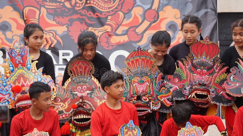 The Dancer of Barong Dance. Barong is One of the Indonesian Traditional ...
