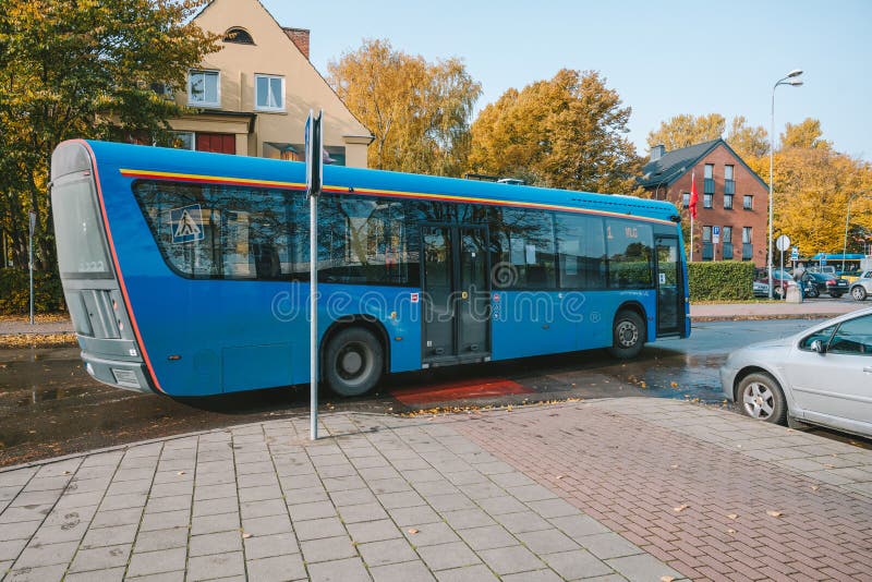 Dancer Bus in Klaipeda, Lithuania Editorial Stock Image - Image of ...