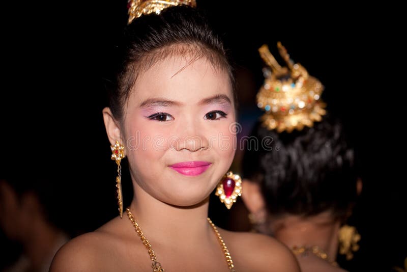 Dancer in Colorful Costume. Editorial Photography - Image of candle ...