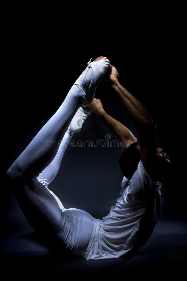 Dancer Demonstrating Flexibility Stock Image - Image of elegance, male ...