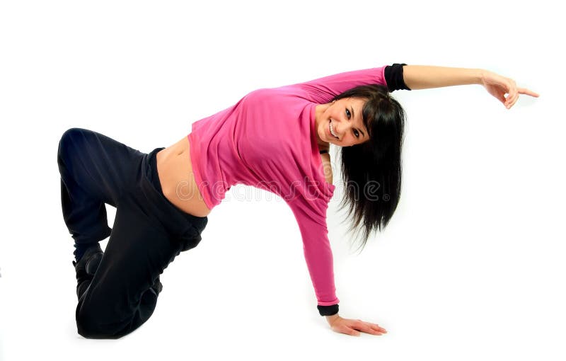 Dancer girl stock photo. Image of balance, happiness - 13449404