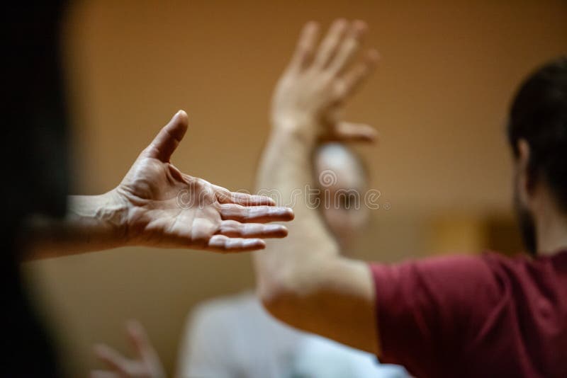 Dancer Hand, Dance Performance Improvisation Stock Image - Image of ...