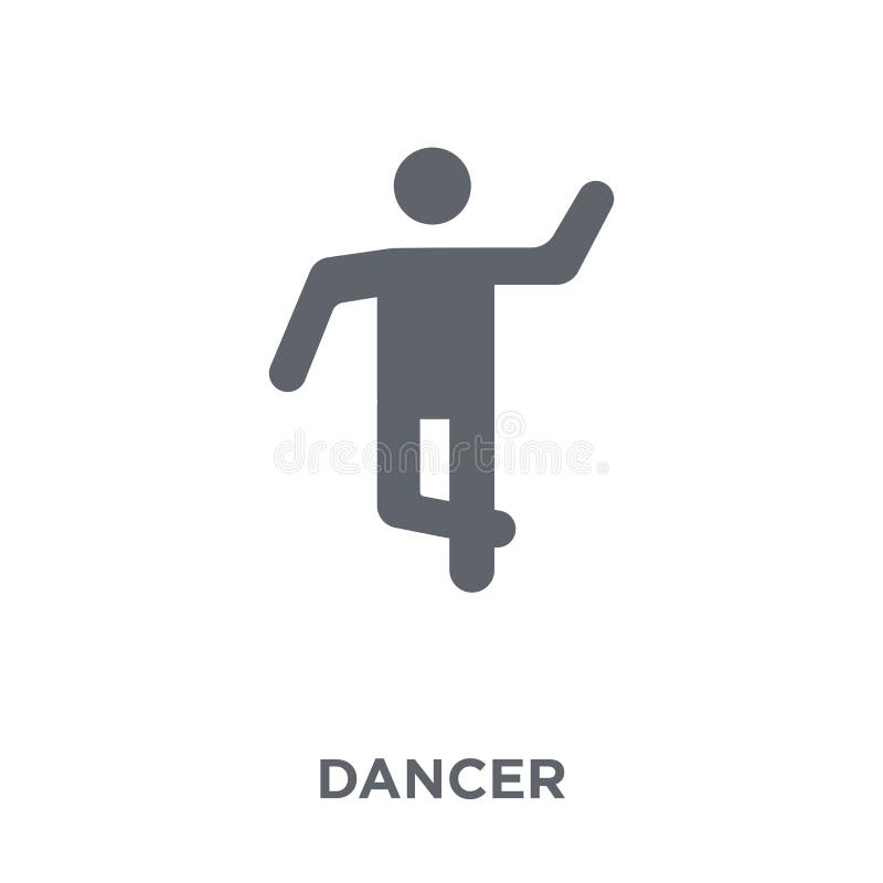 People Dancing Icon Icon. Trendy Flat Vector People Dancing Icon Stock ...