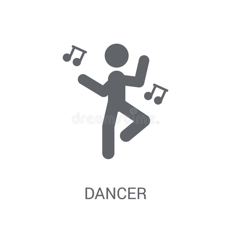 Dancer Icon. Trendy Dancer Logo Concept on White Background from Stock ...