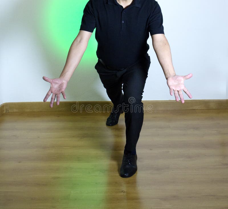 Dancer with Latin Dance Figures Stock Photo - Image of dance, building ...