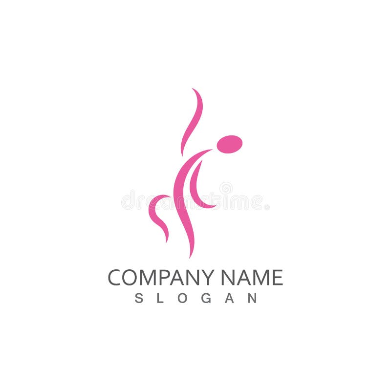Dancer Logo and Symbol Vector. Stock Vector - Illustration of symbol ...