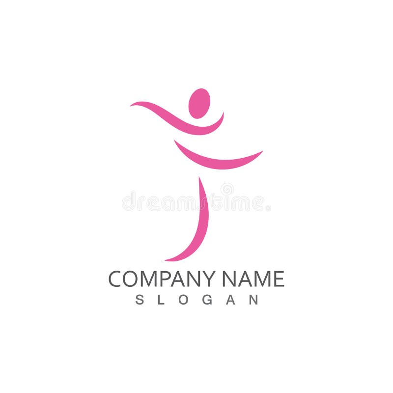 Dancer Logo and Symbol Vector. Stock Vector - Illustration of dancer ...