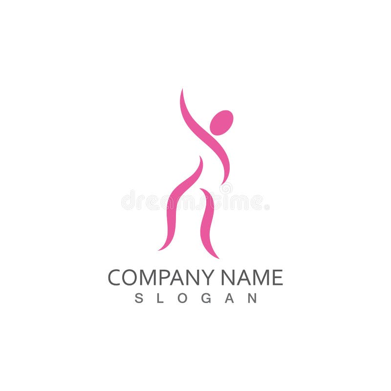 Dancer Logo and Symbol Vector. Stock Vector - Illustration of dancer ...
