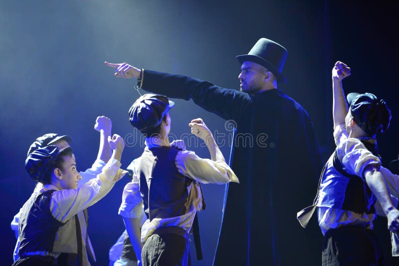 Dancer of Modern Dance Perform on Stage Editorial Photo - Image of ...