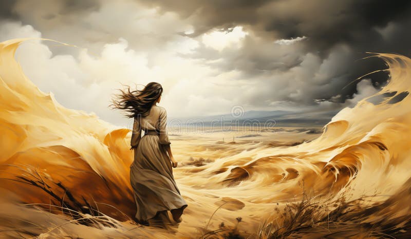 Dancer, Outside Doors, Dance in the Dim Light, with Fog. AI Generated ...