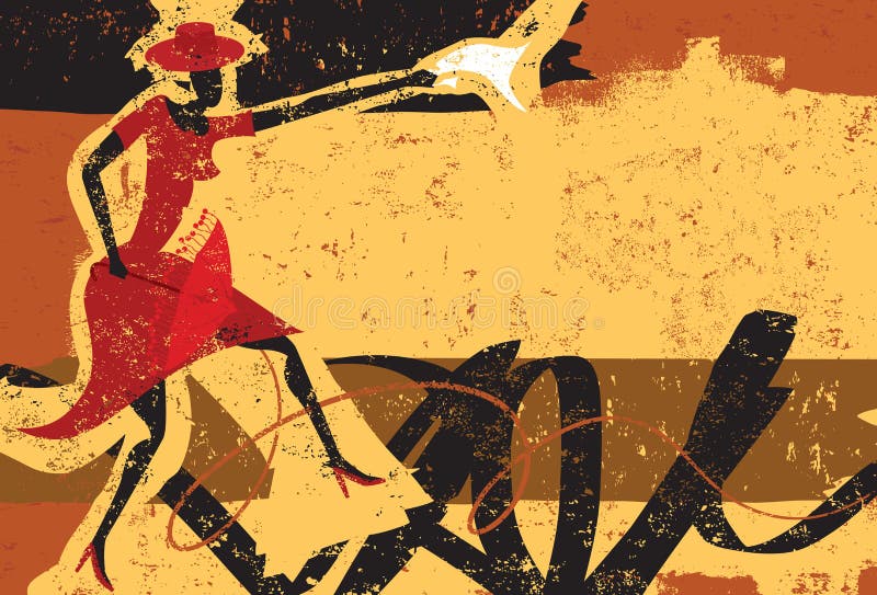 Second Line Parade Dancer Stock Illustrations – 3 Second Line Parade ...