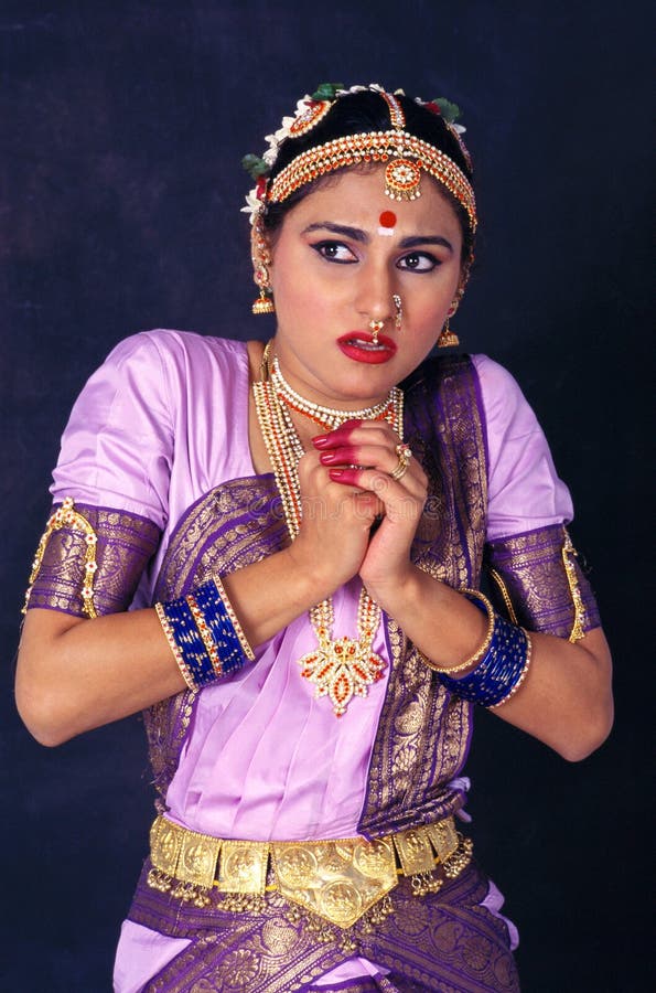 Indian Dancer Dancing Bharatnatyam Classical Dance of India MR#579 ...