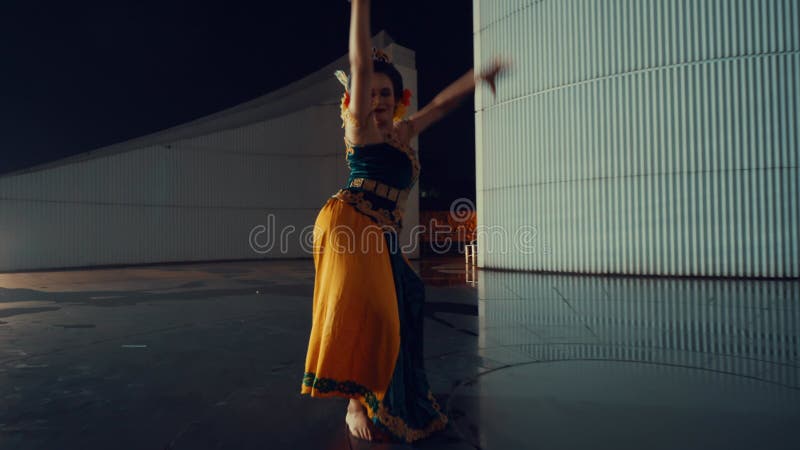 Graceful Night Dance Performance Stock Video - Video of appearance ...