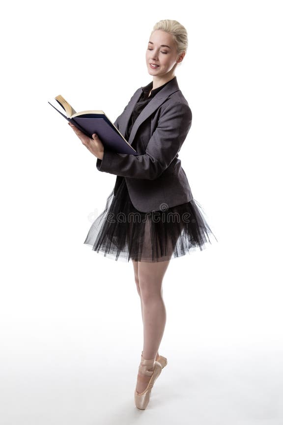 Dancer reading stock photo. Image of graceful, ballerina - 63586926