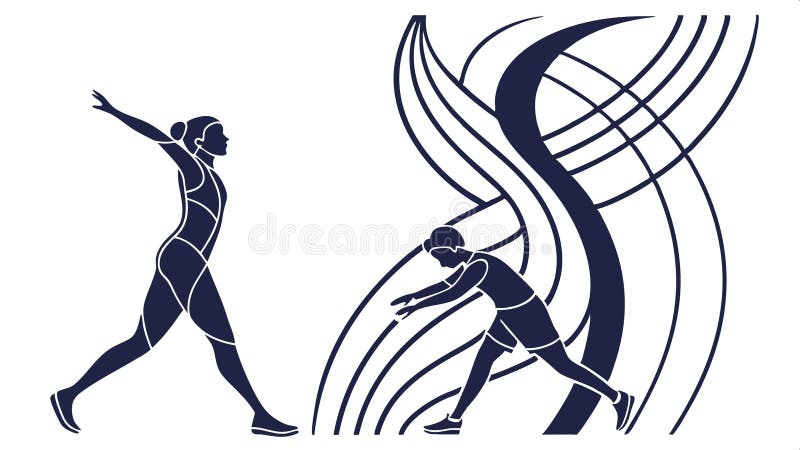 Dancer Silhouette, Ballet and Performance Art Vector Design Generative ...