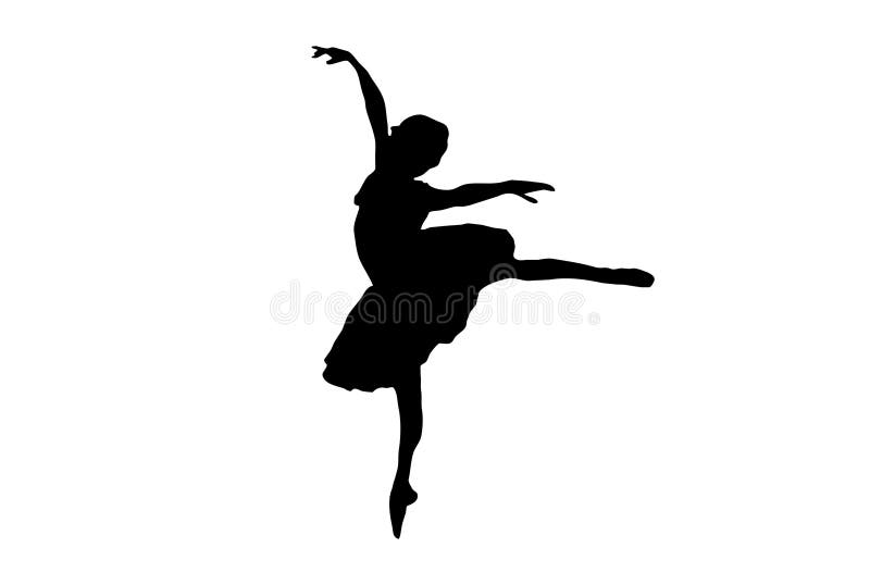 Dancer Silhouette Dancing Human Model Shadow Dance Illustration Art ...