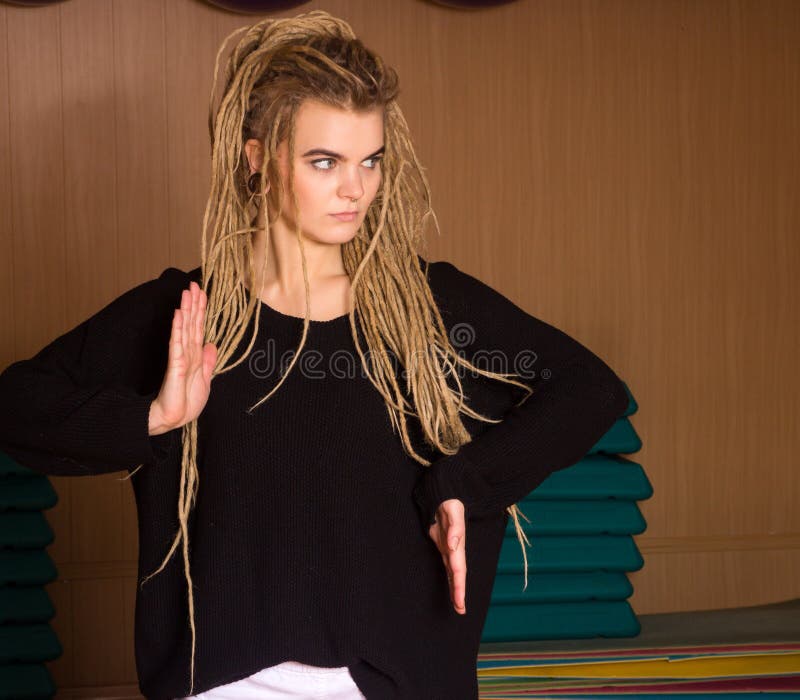 The Dancer is in Special Pose Stock Photo - Image of motion, cheerful ...