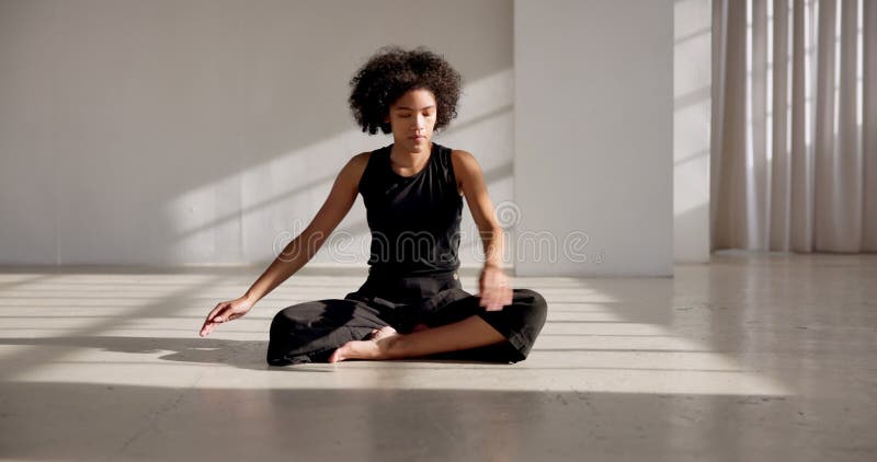 Dancer, Stretching Back and Training Exercise for Shoulder, Body or ...