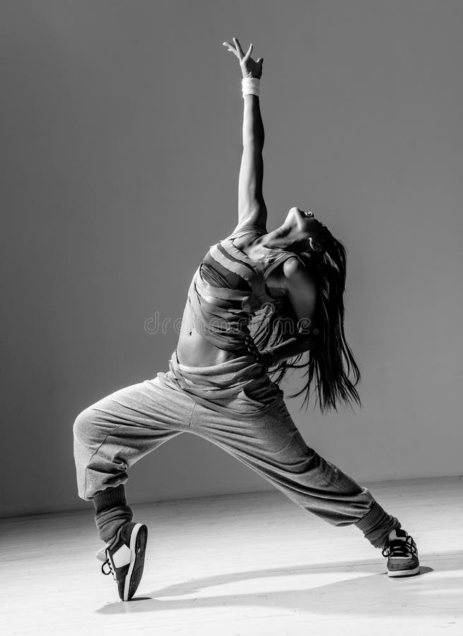 The dancer in studio stock image. Image of beauty, exercise - 74865703
