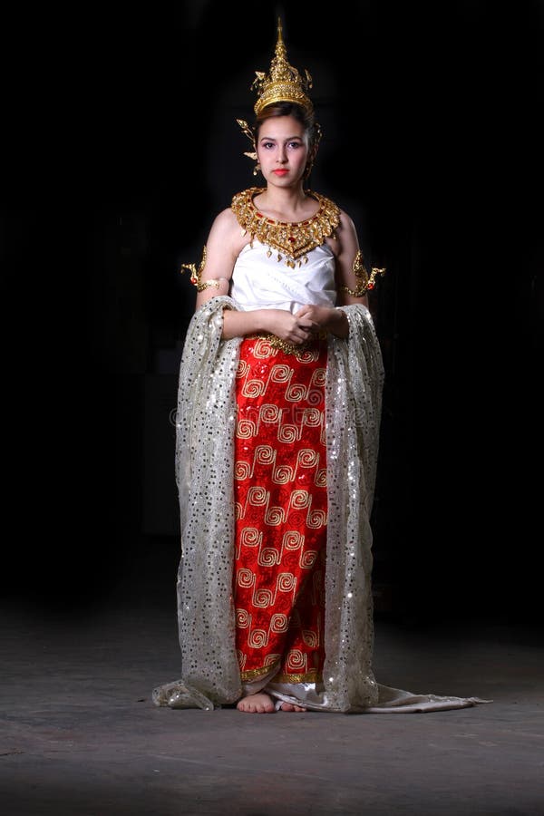Dancer of the Traditional Thai Style Stock Image - Image of asian ...