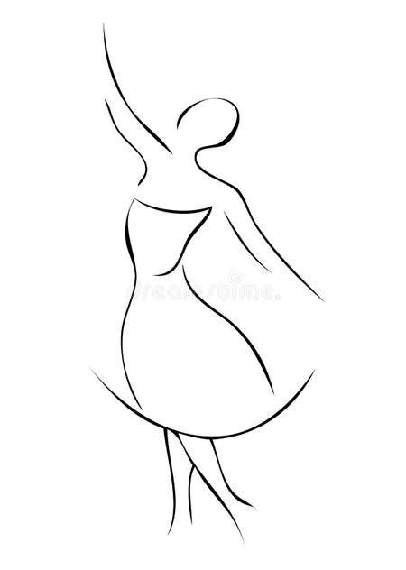 Dancer Outline Stock Illustrations – 10,427 Dancer Outline Stock ...