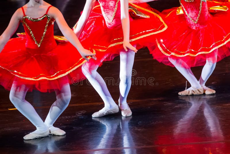 Dancers during Ballet Performances.Legs only Stock Image - Image of ...