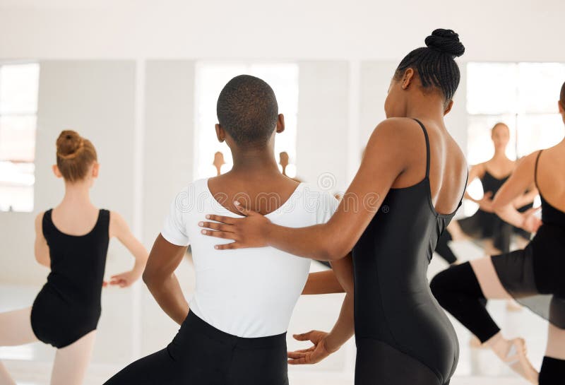 Dancers Come and Go in the Twinkling of an Eye. a Group of Ballet ...