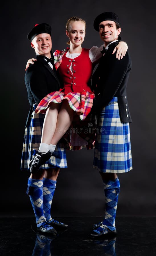 Scottish dance stock image. Image of girl, kilt, tartan - 15986291