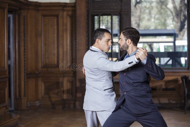 Dancers Performing Argentine Tango Stock Photo - Image of partner ...