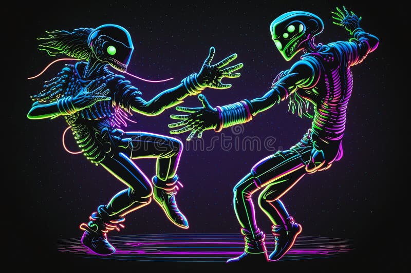 Dancing Aliens Stock Illustrations – 51 Dancing Aliens Stock ...