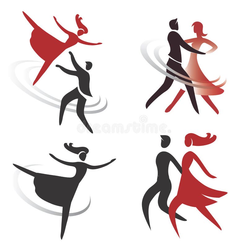 Dance icons stock vector. Illustration of love, dance - 48849398
