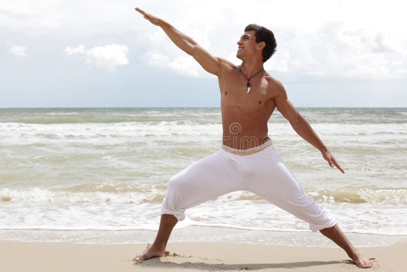 Dancing on the beach stock image. Image of performance - 10652975