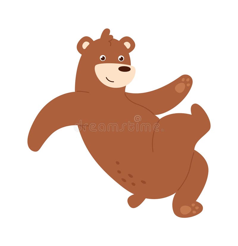 Dancing Bear Animal stock vector. Illustration of dance - 277044087