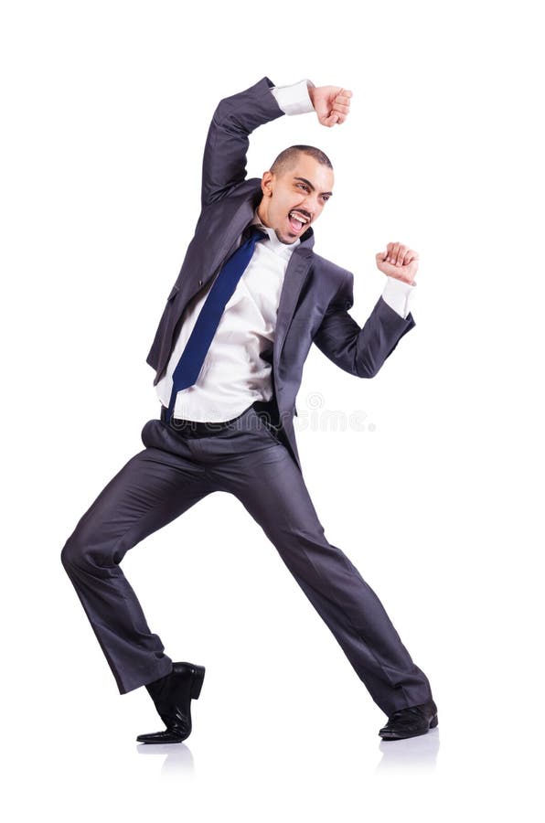 Dancing businessman stock image. Image of casual, happy - 29916019