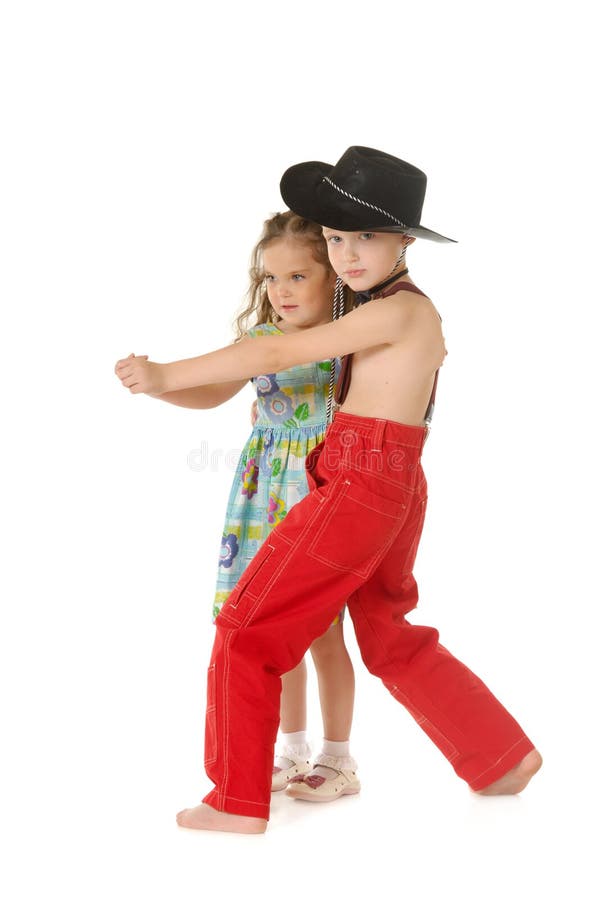 Dancing children stock image. Image of caucasian, ballroom - 4146595
