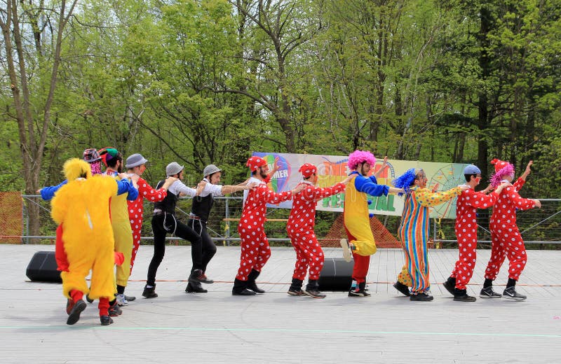 Dancing Clowns editorial stock photo. Image of people - 40803973