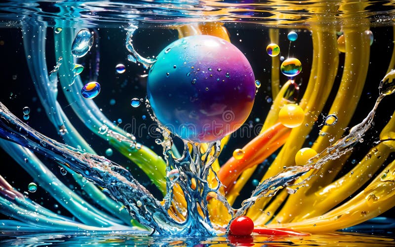 Dancing Colors Exploring Abstract Art and Fluid Dynamics through Macro ...