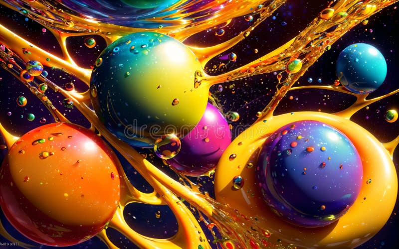 Dancing Colors Exploring Abstract Art and Fluid Dynamics through Macro ...