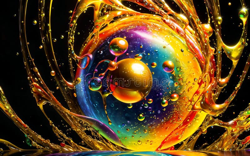 Dancing Colors Exploring Abstract Art and Fluid Dynamics through Macro ...