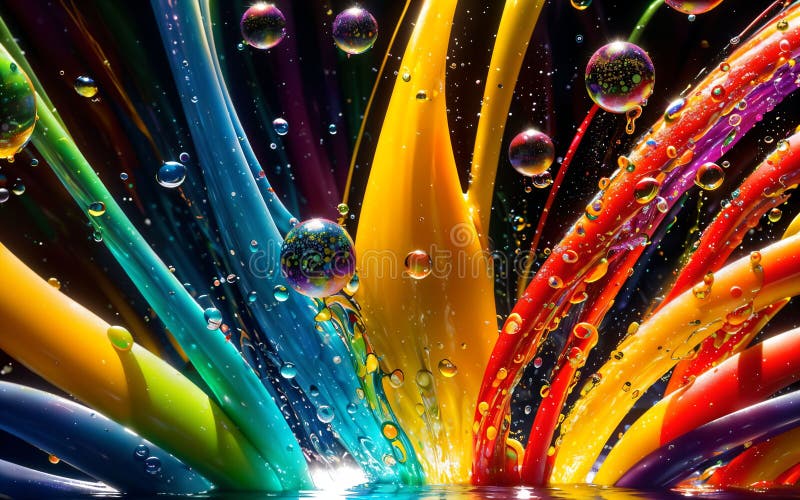 Dancing Colors Exploring Abstract Art and Fluid Dynamics through Macro ...