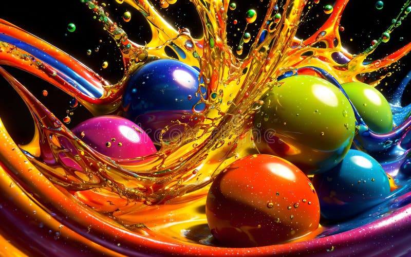 Dancing Colors Exploring Abstract Art and Fluid Dynamics through Macro ...