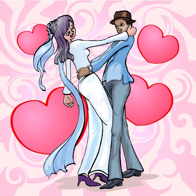 Gay Couple Vector Set Illustration Isolated Cute Homosexual Couples On