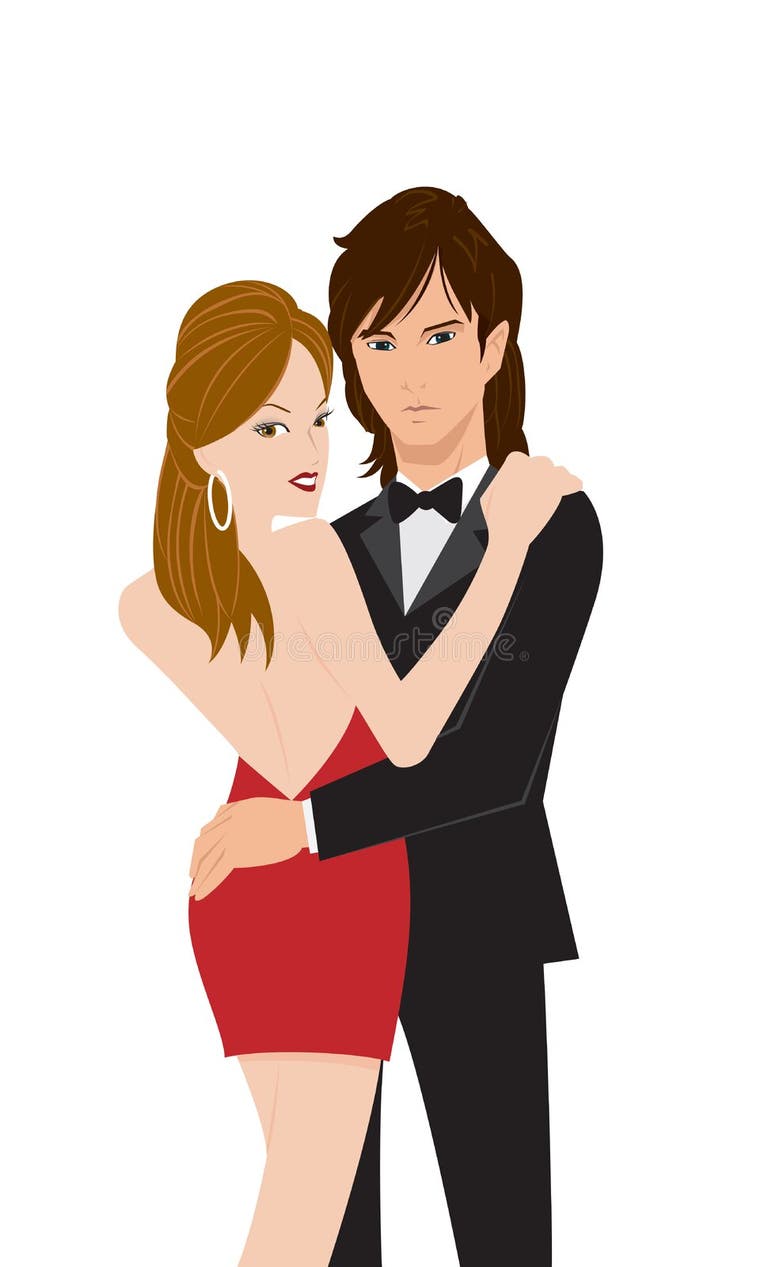 Couple Dancing Ball Stock Illustrations – 730 Couple Dancing Ball Stock ...